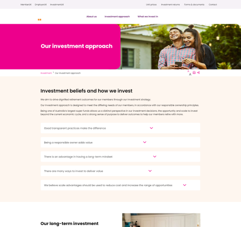 Our investment approach | Investments